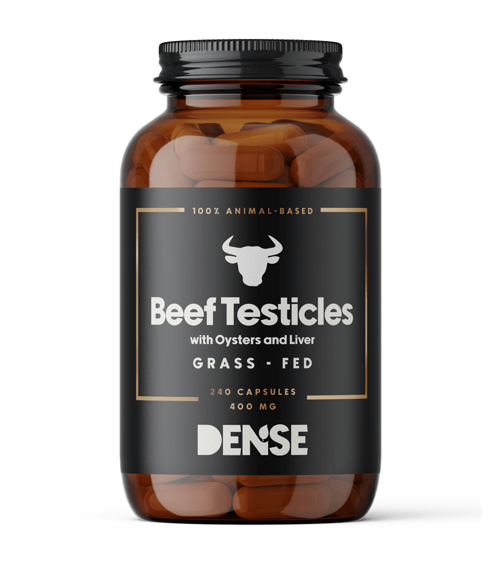Beef Testicles – Grass-Fed Organ Supplement, 240 capsules – Dense Nutrition
